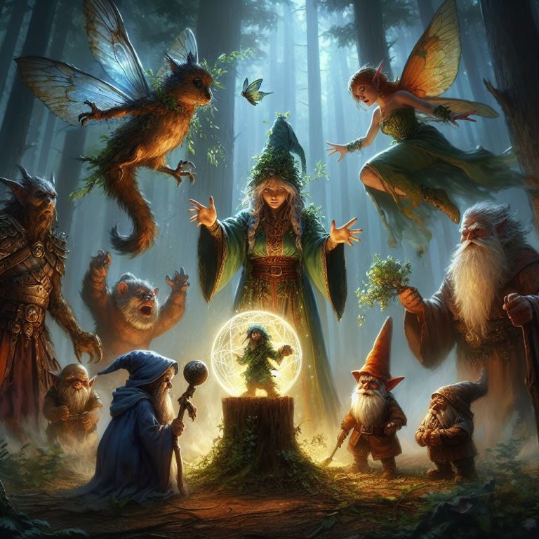 Conjurar seres del bosque - Jugar Rol